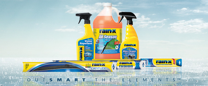 Rain-X: Outsmart the Elements | Wiper Blades, Windshield Treatments